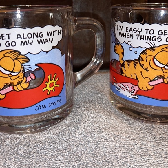 McDonald's | Kitchen | Set Of Two Vintage Mcdonalds Garfield And Odie ...